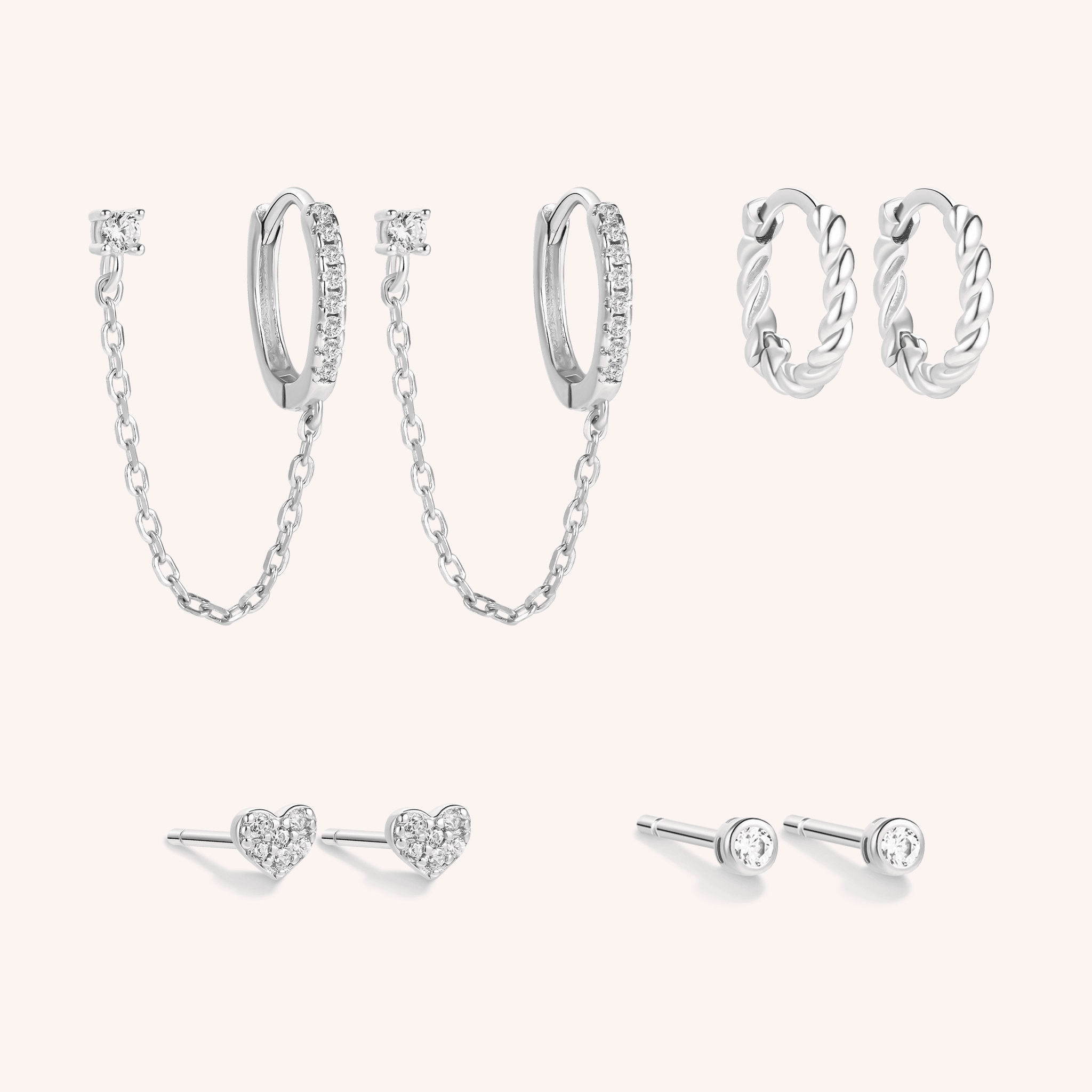 Silver Essence Ear Stack – gold CAKE